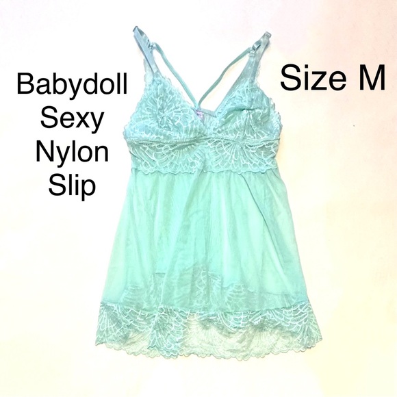 Jezebel | Intimates & Sleepwear | 55 Jezebel Lacy Night Gown Sexy Slip ...